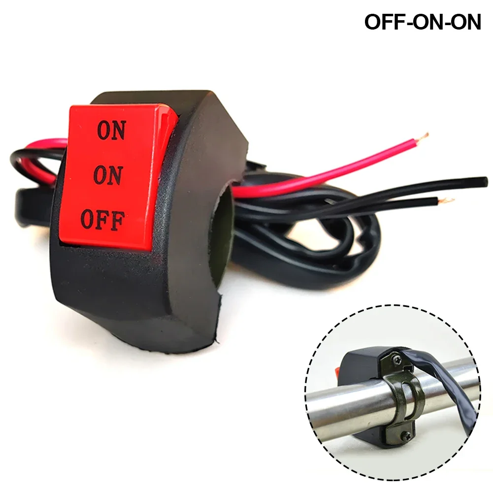 Motorcycle Handlebar Switch Button Driving Light Switch LED Headlight ...