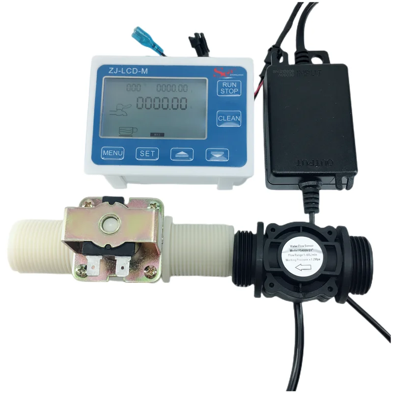 ZJ-LCD-M-flow-meter-controller-with-1-valve-flow-sensor-power-supply ...
