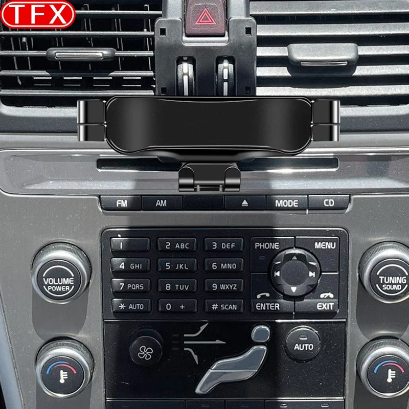 For Volvo XC60 2009-2017 Car Styling Mobile Phone Holder Air Vent Mount ...
