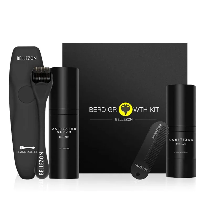 Barbe-Beard-Growth-Kit-Enhancer-de-crescimento-do-cabelo-leo-mais ...