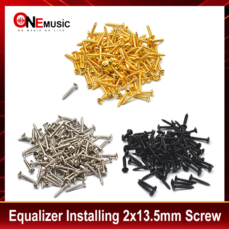 100Pcs-Music-Instrument-Screws-2x12OA-for-Guitar-Equalizer-Installing ...