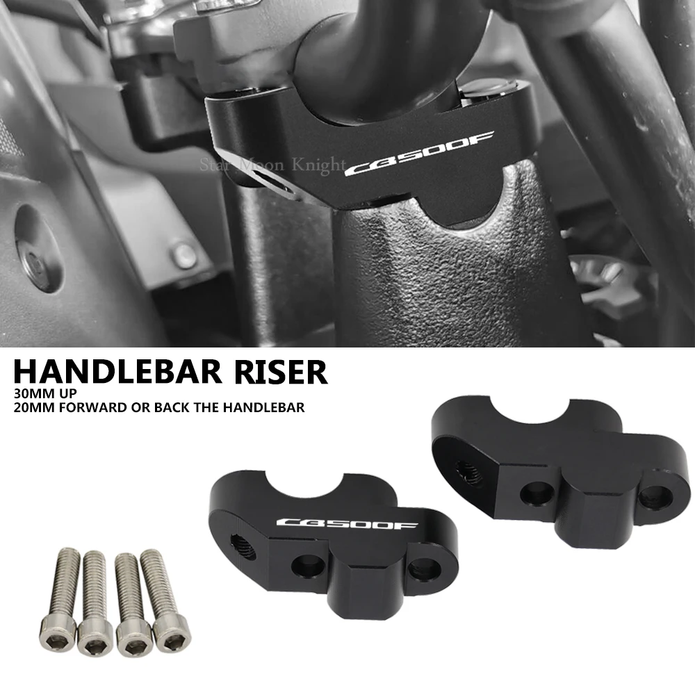 Motorcycle-Accessories-Riser-Lifting-Handlebar-Clamp-Handlebar-Riser ...