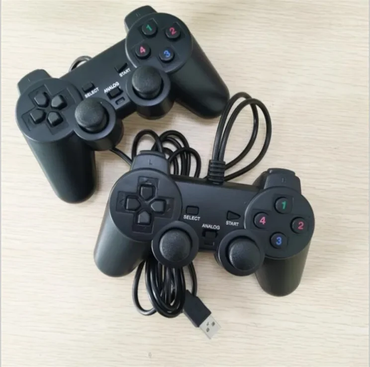 Double USB Wired Game Controller For PC Computer - Sokogala E-commerce