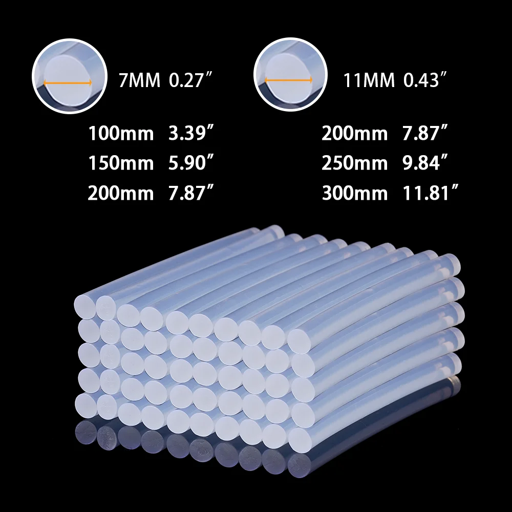 10Pcs-7mm-11mm-Hot-melt-Glue-Sticks-Tools-Transparent-For-Electric-Hot ...