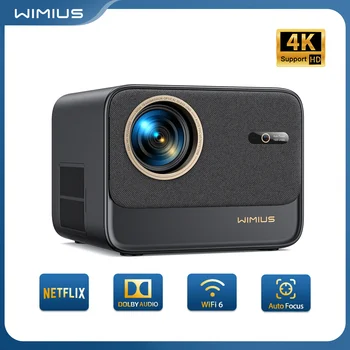 Wimius Projector 4k Supported 700ANSI Auto Focus/Keystone Full Hd 1080p ...