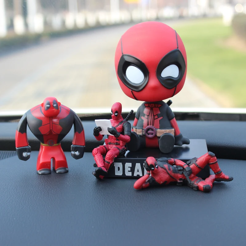 Disney-Anime-Movie-Deadpool-Action-Figure-Car-Ornaments-Auto-Rearview ...