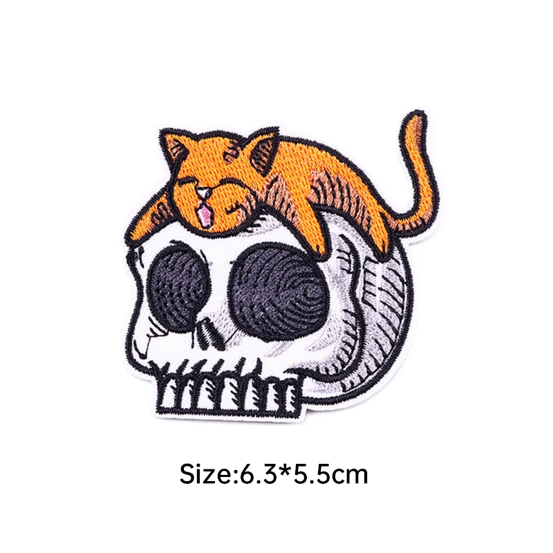 Cute Cat Skull Tattoo