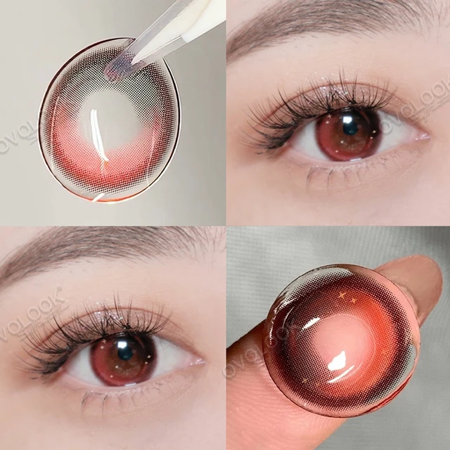 All Red Contact Lenses