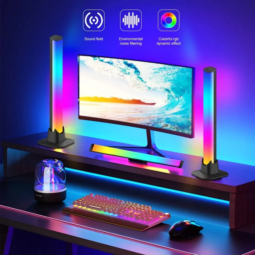 Smart-Gaming-Light-RGB-LED-Symphony-Control-USB-Ambient-With-App ...