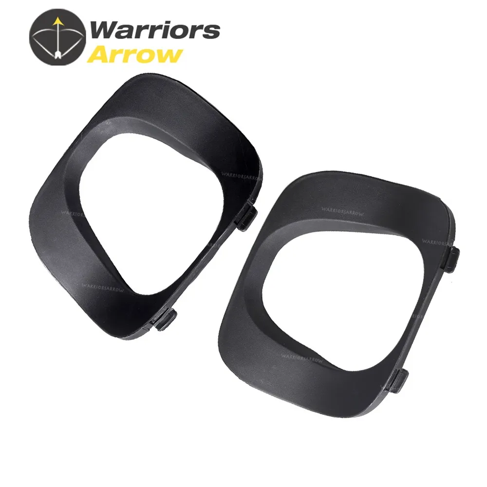 Pair-Rear-Left-Right-Covering-Bumper-Cap-Tail-Pipe-Opening-Unpainted ...