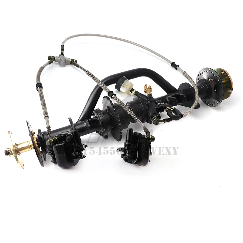 Essieu-arri-re-cha-ne-avec-Double-frein-disque-adapt-pour-ATV-110cc ...