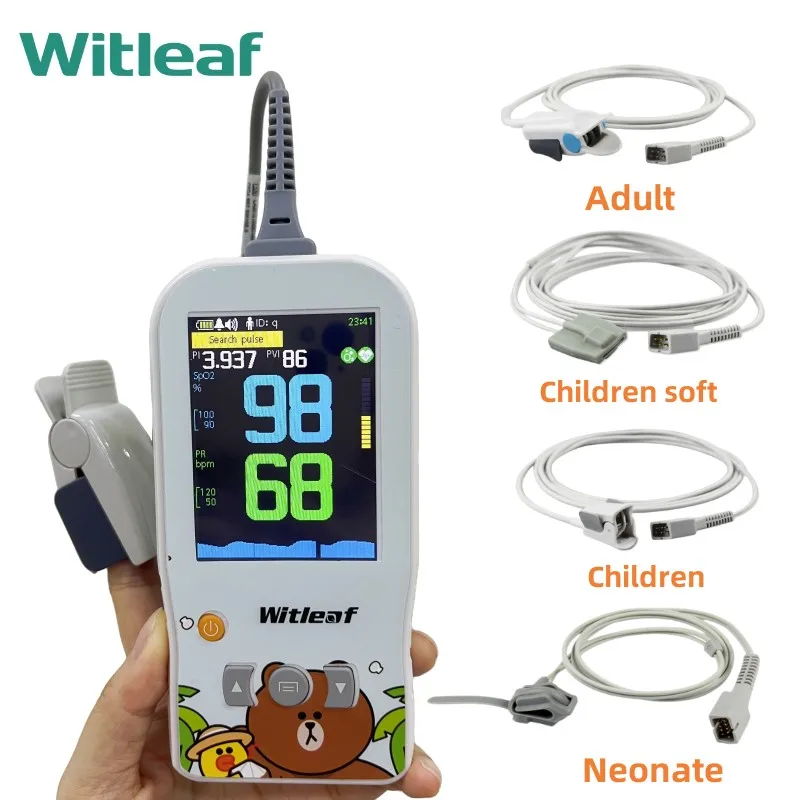 Witleaf-oxímetro de mano para recién nacidos, Monitor de ritmo cardíaco ...