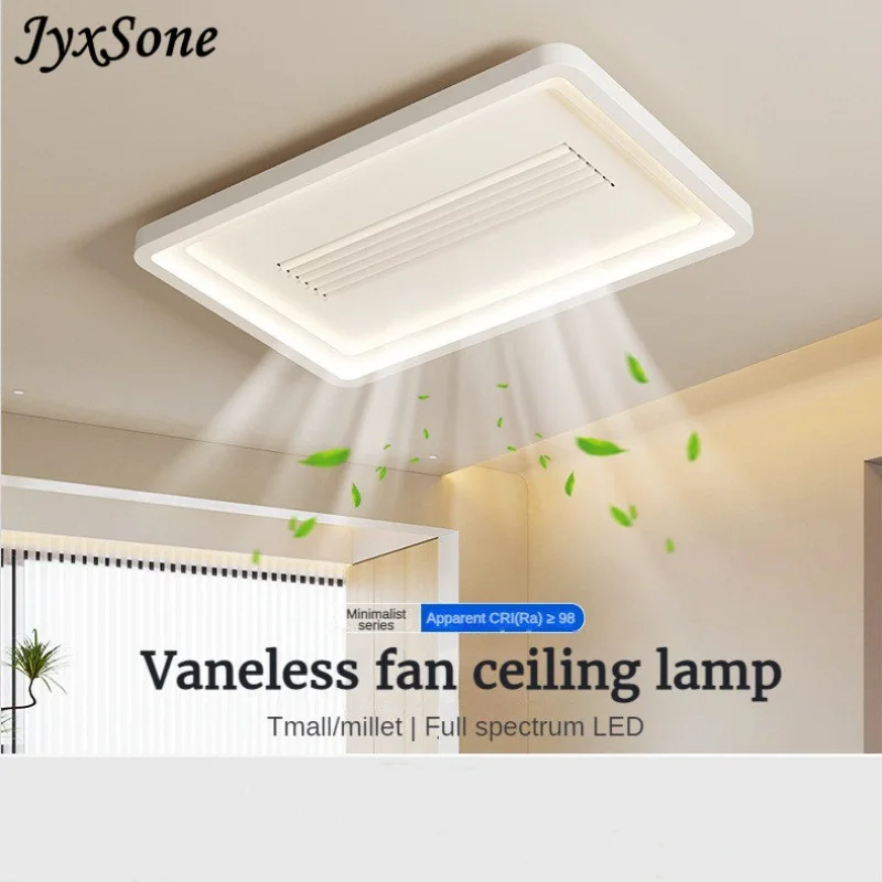 Ceiling-Fans-Invisible-Bladeless-with-LED-Ceiling-Chandelier-Home-Smart ...