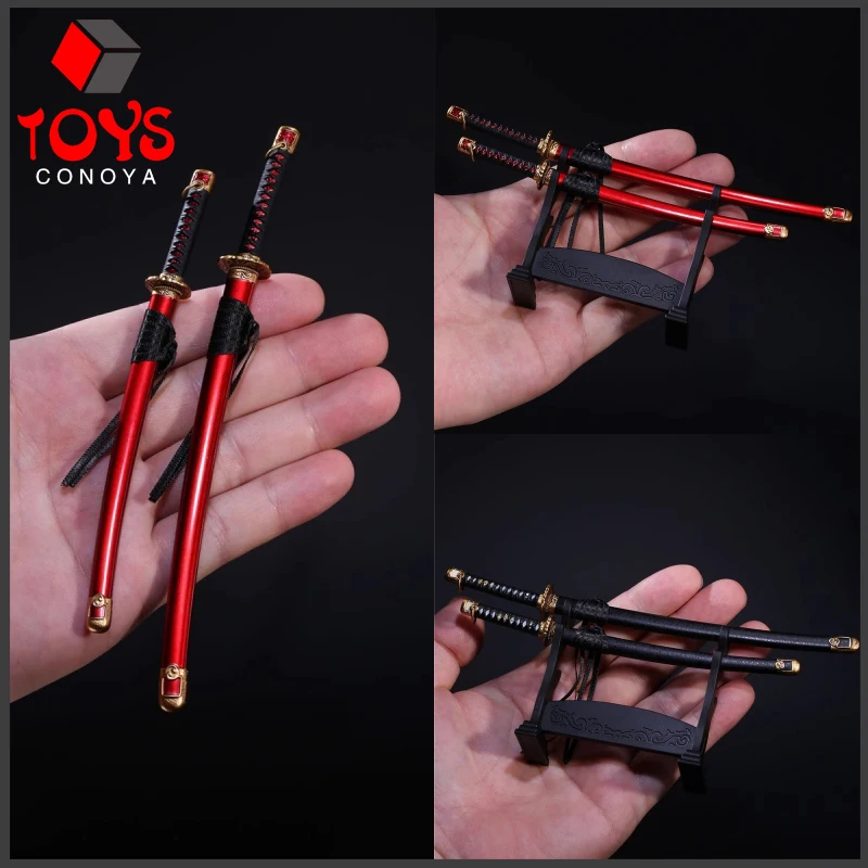 In Stock LS2022-09 1/6 2pcs Japanese Sword Knife Toys Model Scene ...