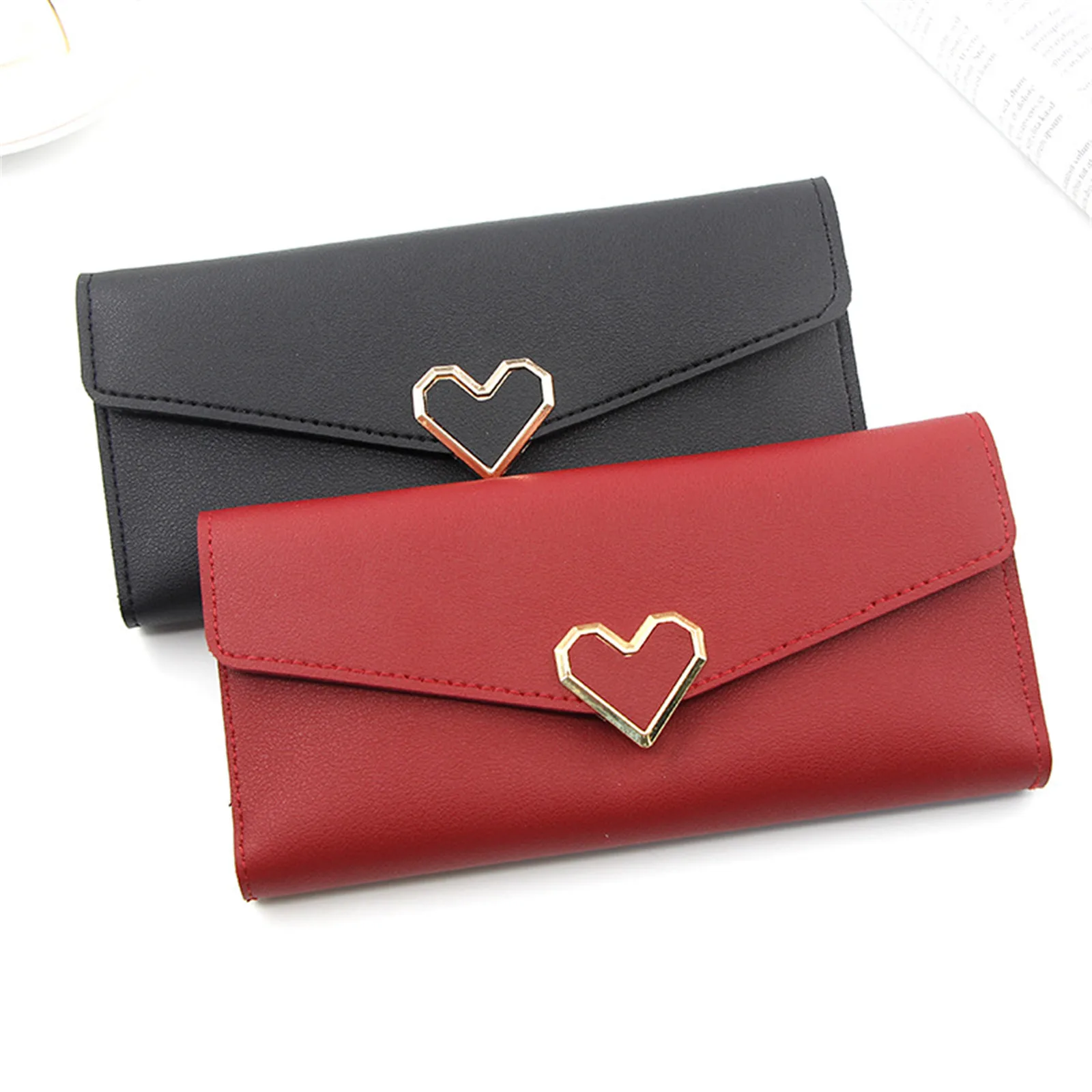 Women-Long-Wallets-Purses-Luxury-Love-Heart-Wallets-for-Ladies-Girl ...