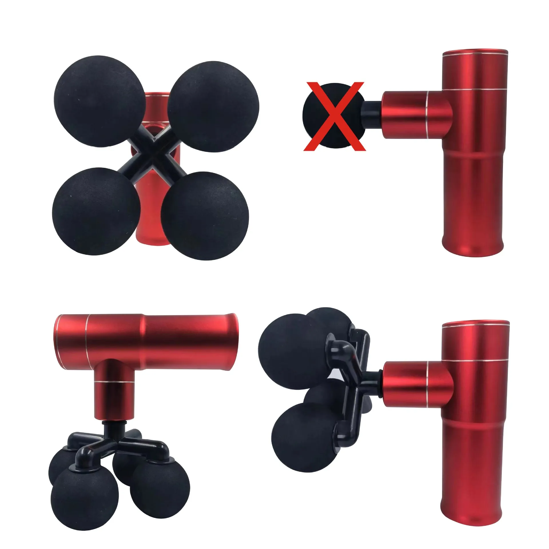 Fascia-Gun-Creative-Massage-Head-Plastic-Accessories-Massage-Head ...