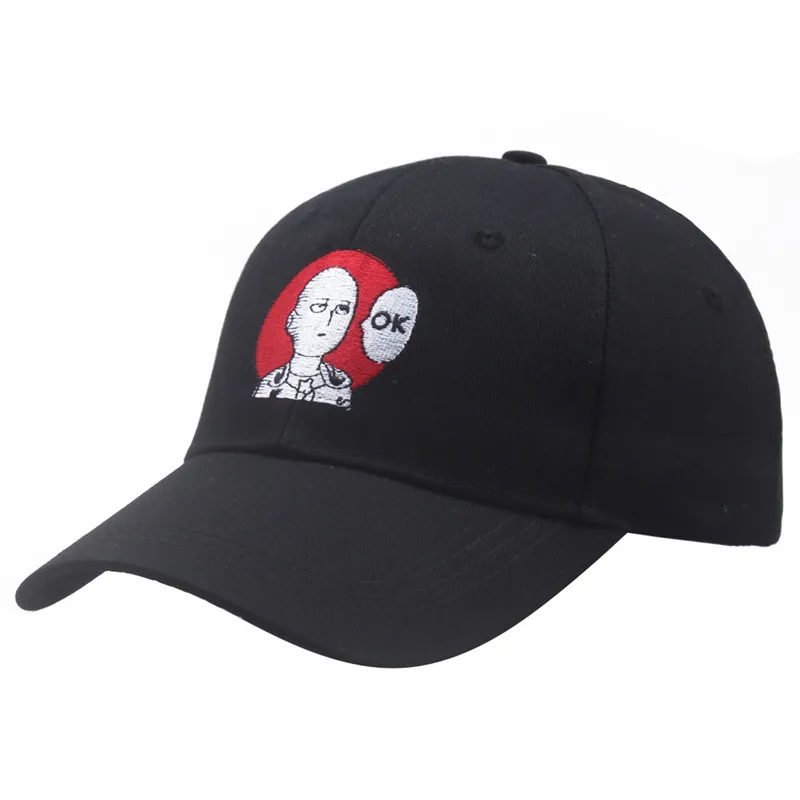 Cartoon-One-Punch-Man-Saitama-Anime-Baseball-Hat-Embroidered-Adjustable ...