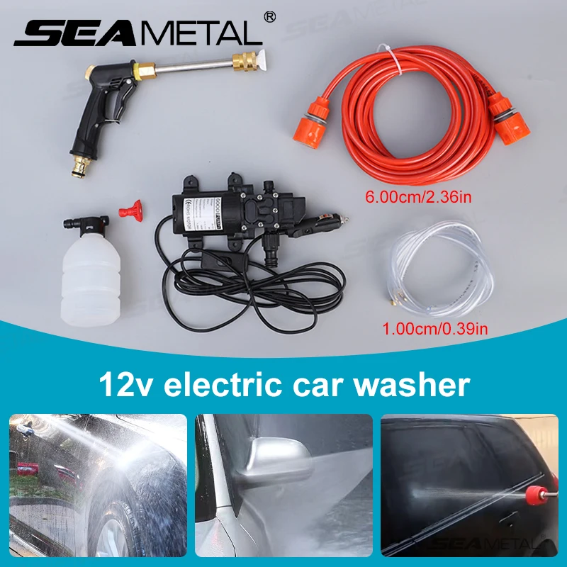 SEAMETAL-Car-Washer-Gun-Car-Washing-DC-12V-Portable-Car-Water-Gun-with ...