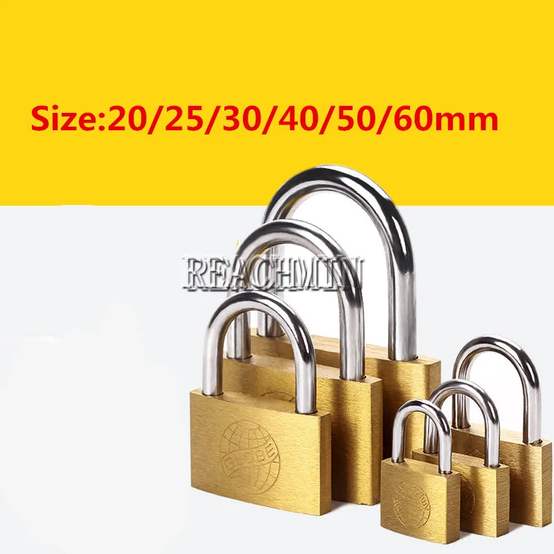 Copper-Padlock-Wolf-Head-Brass-Lock-Small-Locks-Door-Locks-20mm-Not ...