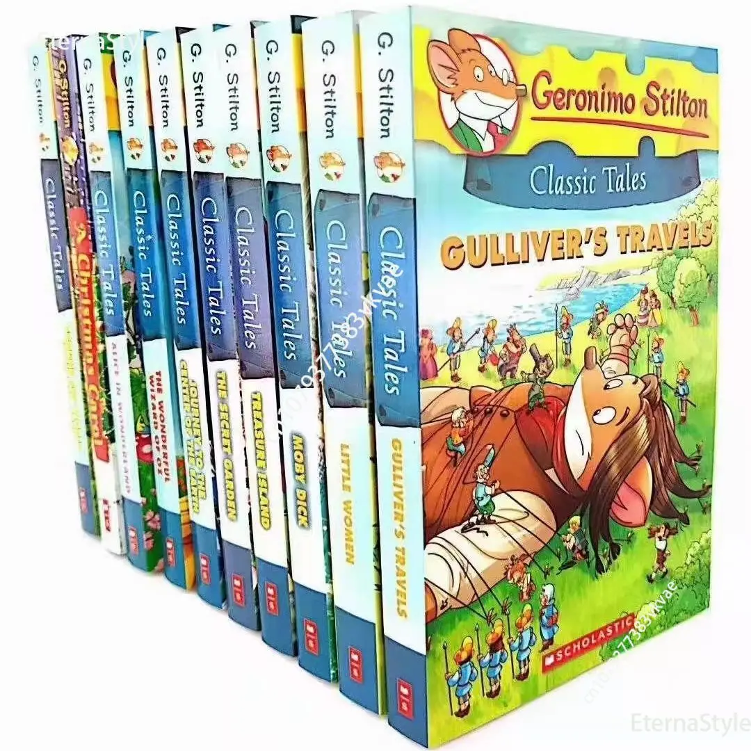 10PCS-SET-Geronimo-Stilton-New-Arrival-Around-The-World-Children ...