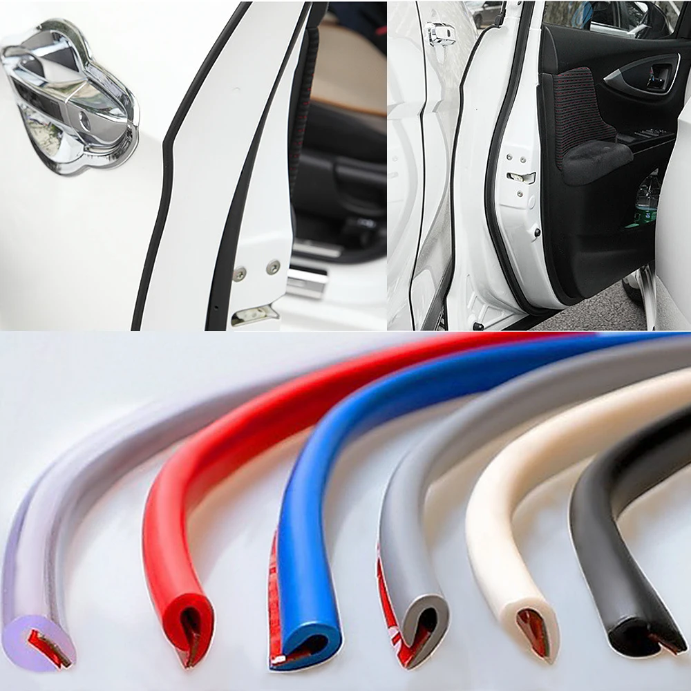 10M-15M-U-Shape-Car-Door-Moulding-Rubber-Scratch-Protector-Strip-Anti ...