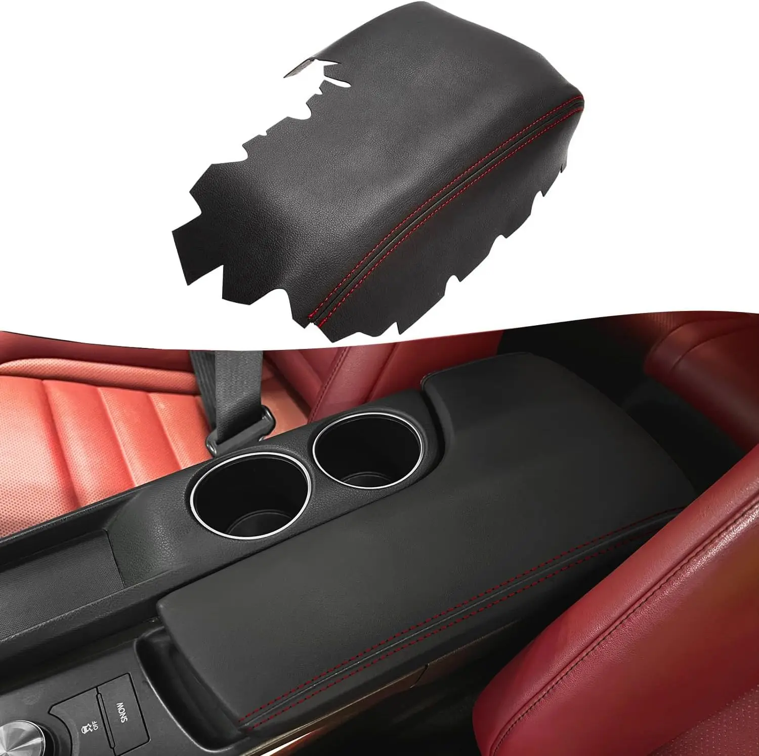 Center Console Armrest Cover for Lexus IS200t IS250 IS300 IS350 2014 15 ...
