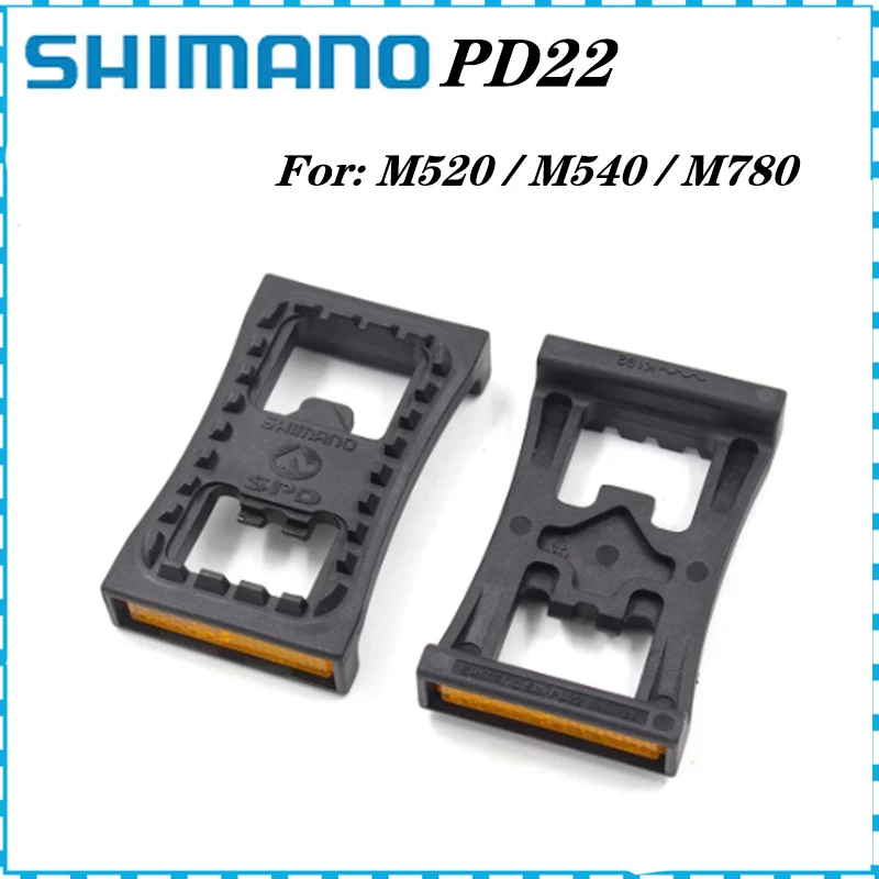Shimano SM PD22 MTB Pedal Cleats Flat Adapter Self Locking Pedal Flat Plate Conversion Device ...