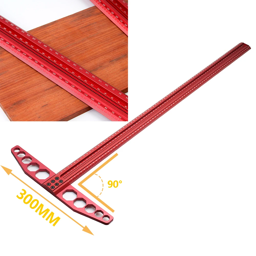 T800-T1000-Woodworking-Line-Scriber-T-type-Ruler-Hole-Crossed-Ruler ...