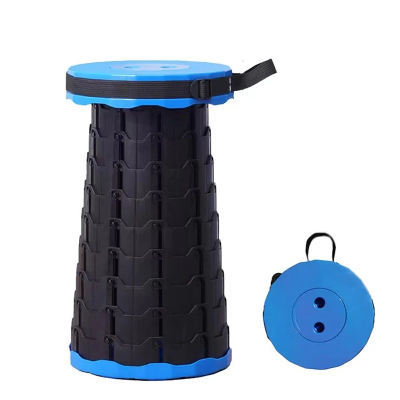 Portable Folding Stool Outdoor Retractable Telescoping Foldable Chair ...