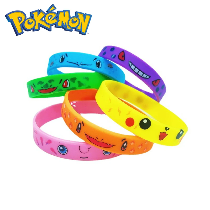Pok-mon-Bracelet-Silicone-Bracelet-Sports-Luminous-Bracelet-Wristbands ...