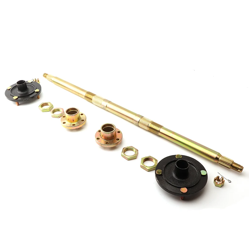 820mm rear axle complete assembly with bracket hub for DIY 150cc 250cc ...