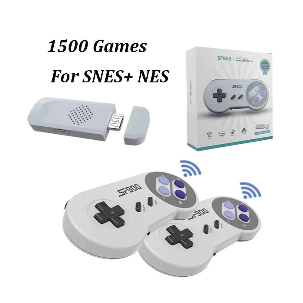 Video Game HD TV Retro Console for Super Nintendo SNES NES 1500 Classic ...