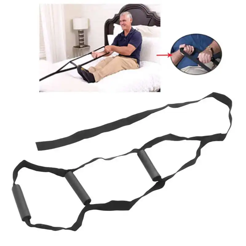 Bed Ladder Assist Strap Non Slip Handle Adjustable Length Pull Up Sit ...