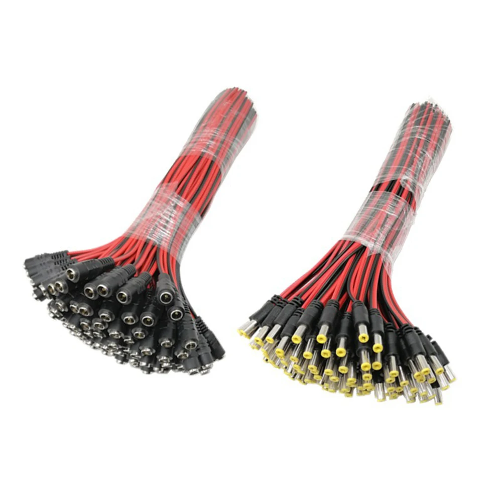 High-Quality-DC-Power-Jack-With-Wire-DIY-16-AWG-18-AWG-22-AWG-Female ...