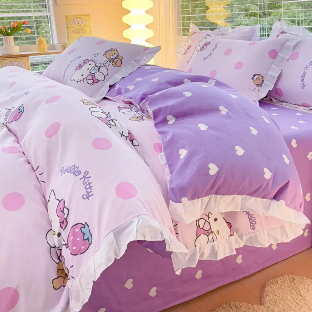 Hello Kitty Bedroom Set Purple