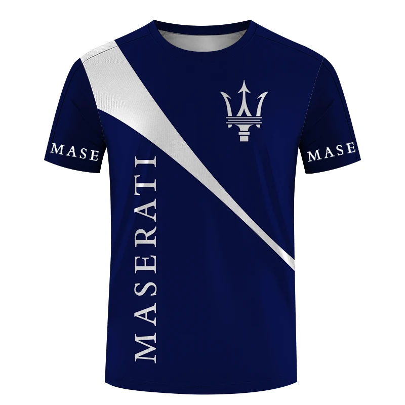 Newest Maserati T-shirts Racing Car 3d Print Streetwear Men Women ...