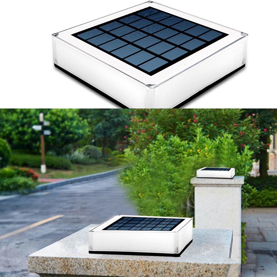 Pilar Solar Morado Hd Luz De Pilar Solar LED Para Exteriores, Cabeza
