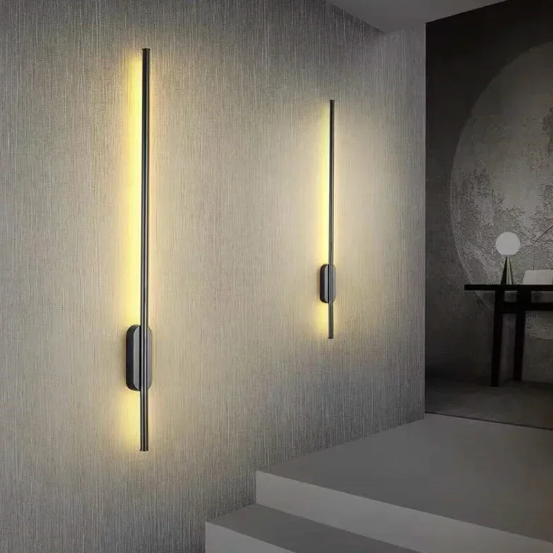 Modern-Straight-Line-LED-Wall-Lights-for-Bedroom-Living-Room-Background ...