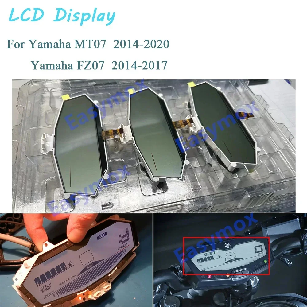 LCD-Display-For-YAMAHA-MT-07-FZ-07-Tracer-700-2014-2020-Speedometer ...