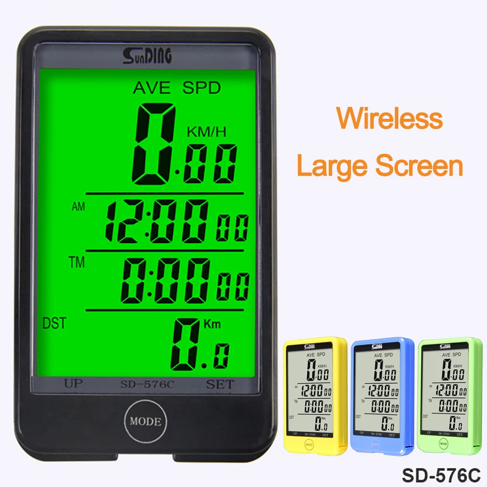 Bicycle-Cycling-Computer-Wireless-Wired-Waterproof-digital-Bike ...