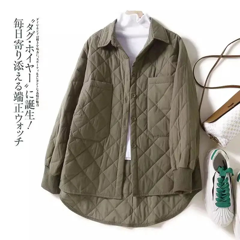 Japanese-High-End-Women-s-Quilted-Jacket-2024-Spring-Autumn-Medium ...