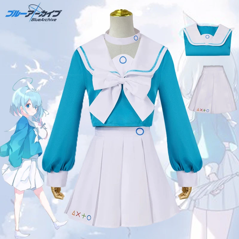 Alona-Game-Blue-Archive-Cosplay-Costume-Outfit-JK-Sailor-School-Uniform ...