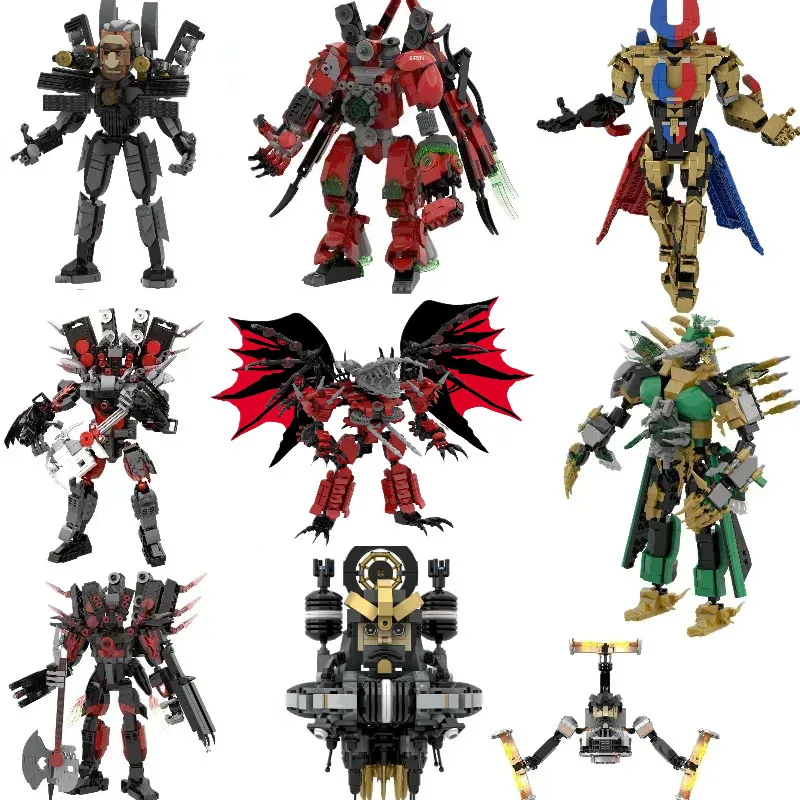 Titan-Drillman-Blocks-Toy-Titans-Guitar-Speaker-Man-Titan-Computer-Man ...