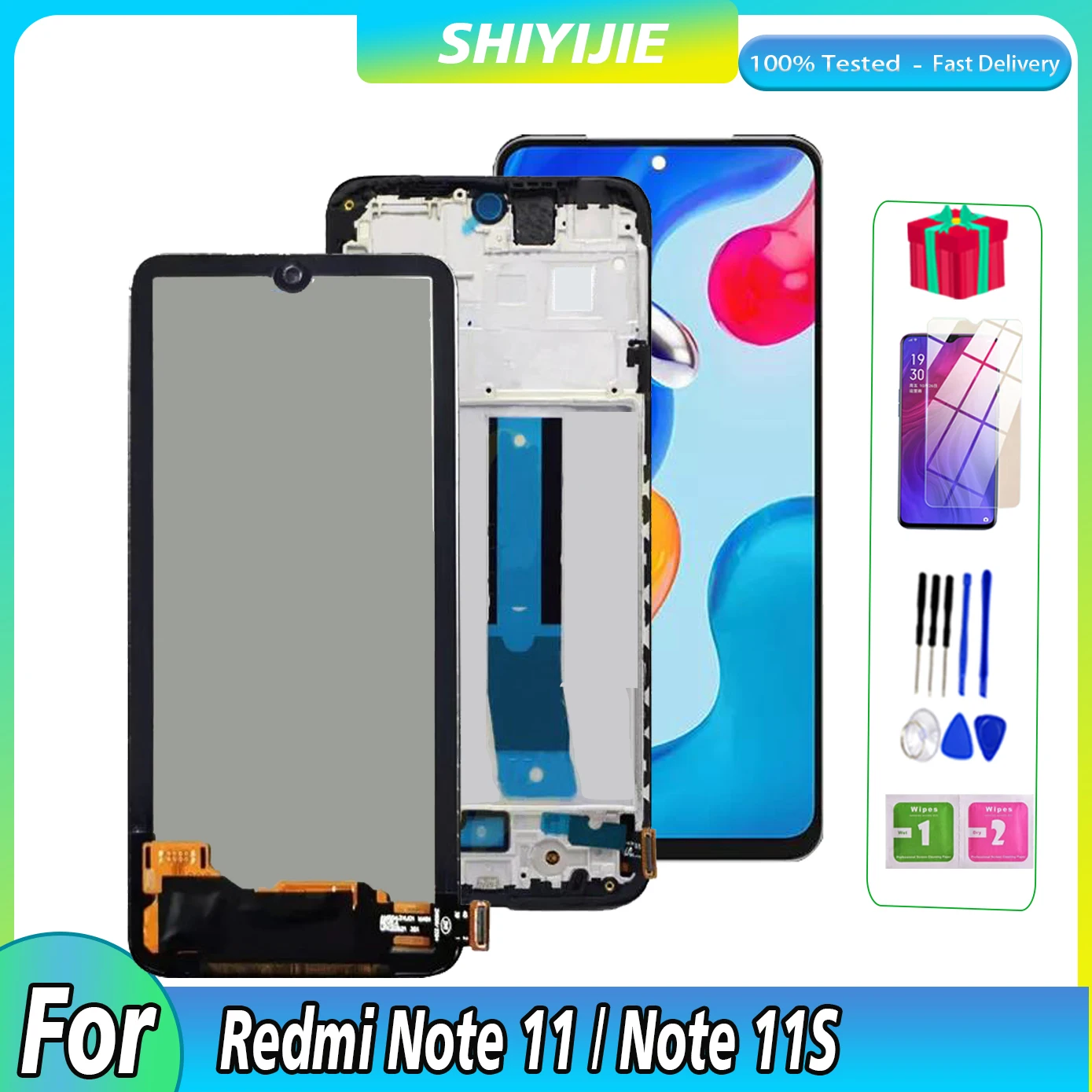 100-Tested-For-Xiaomi-Redmi-Note-11-Note11-2201117TG-LCD-Display-Touch ...