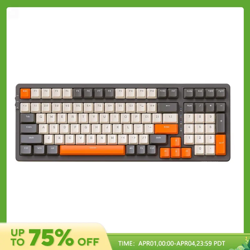 K8-Wireless-Mechancial-Gaming-Keyboard-Hot-Swappable-Backlit-Bluetooth ...