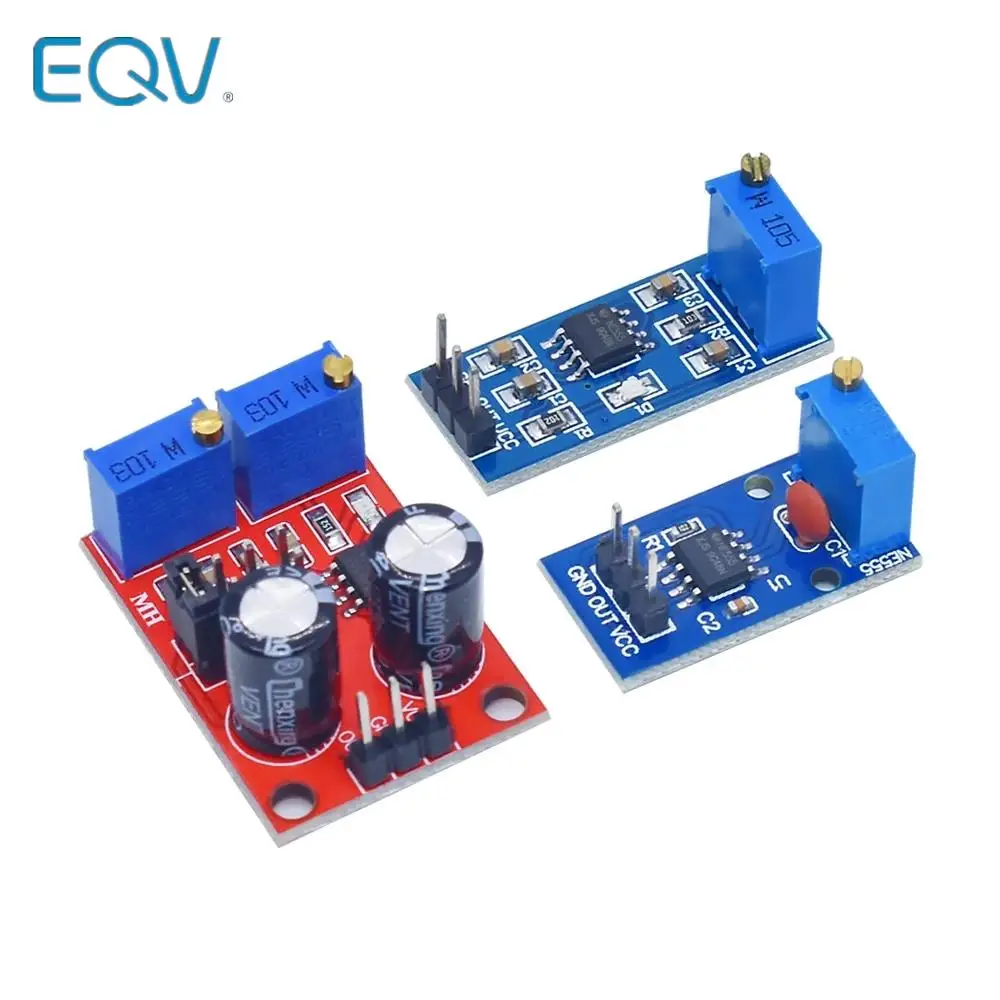 1PCS NE555 pulse frequency, duty cycle adjustable module,square ...