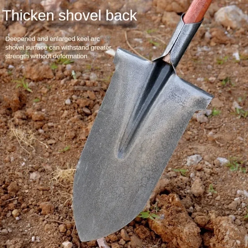 Long-head-Shovel-Without-Wooden-Handle-Only-Pointed-Head-Agricultural ...