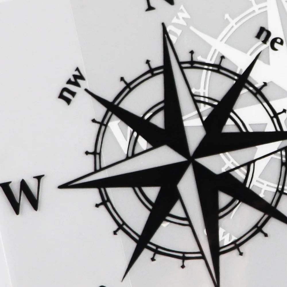 Nautical Star Compass Decal