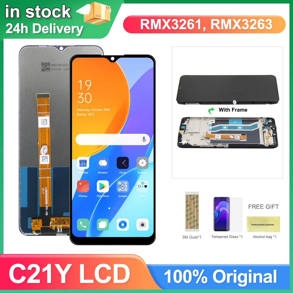 6-5-Tested-Realme-C21Y-Display-Screen-for-OPPO-Realme-C21Y-RMX3261 ...