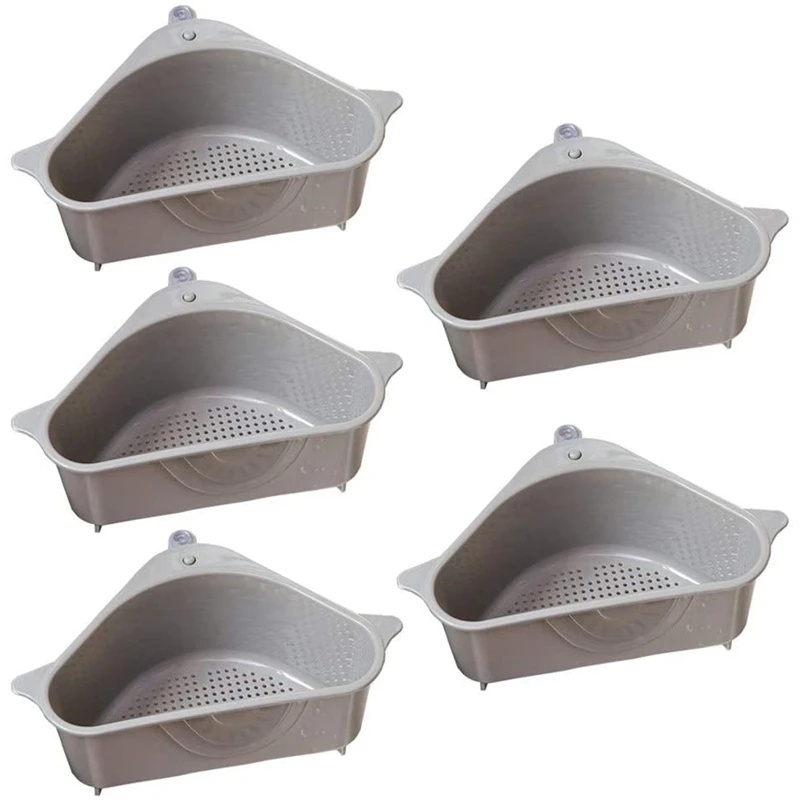 1-Set-Of-5-Drain-Racks-Hanging-Sink-Corner-Basket-Drain-Rack-With ...